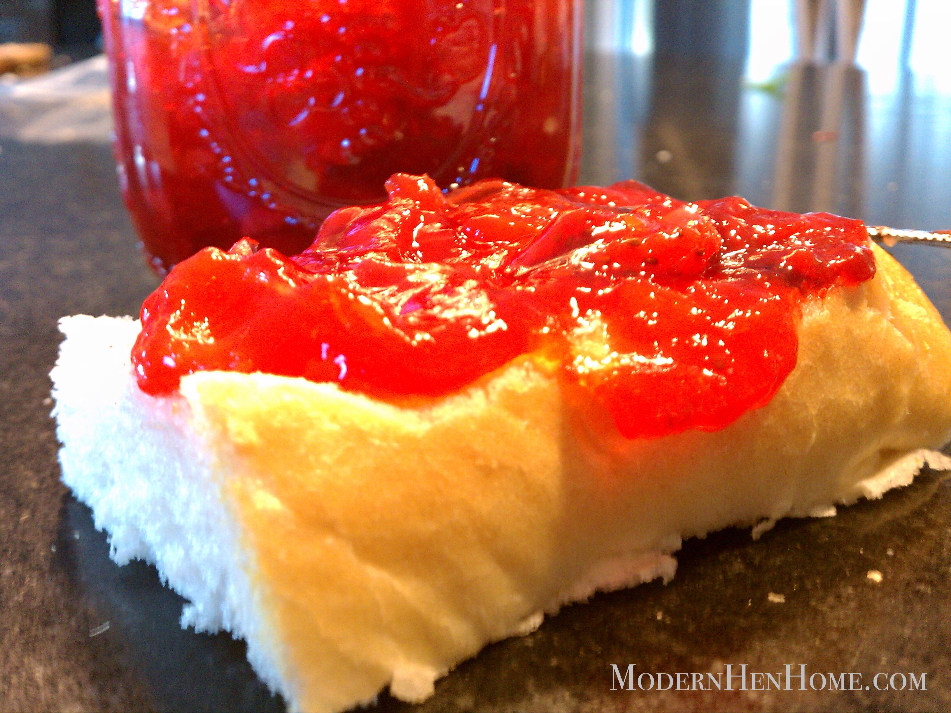 Easy Strawberry-Orange Fruit Jam | Modern Hen home