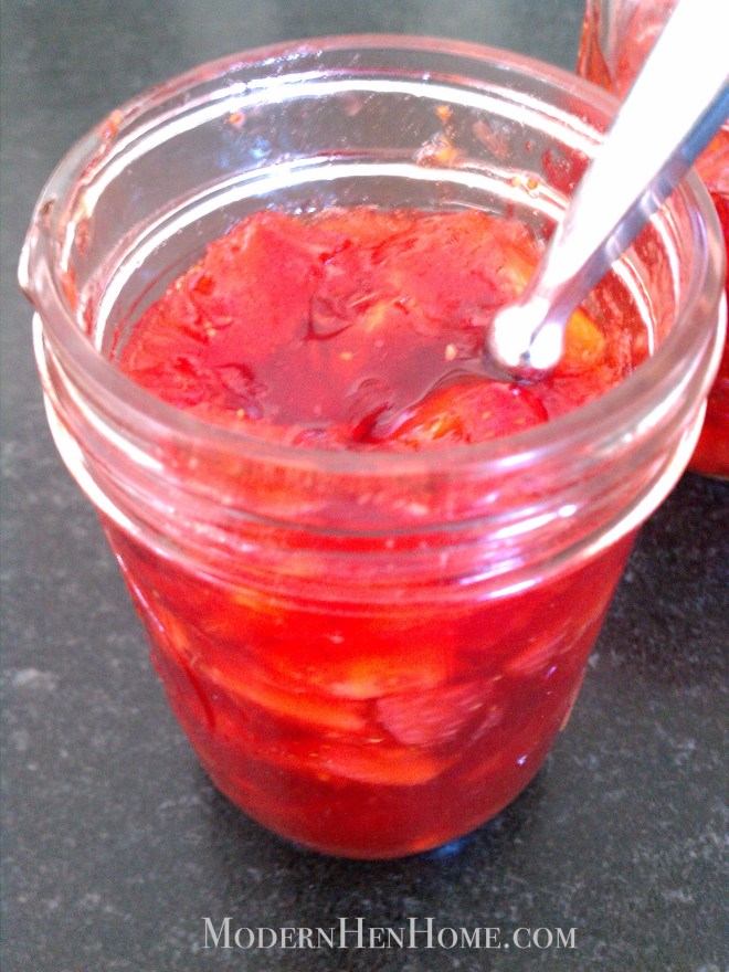 Easy Strawberry-Orange Fruit Jam | Modern Hen home