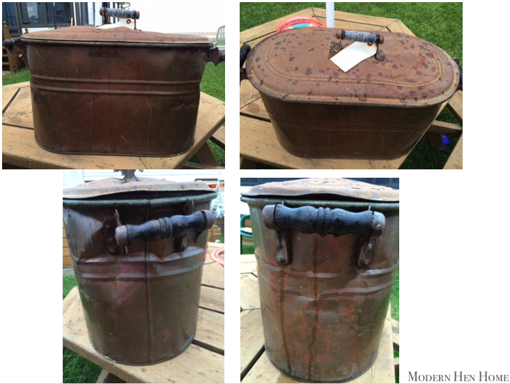 Before & After: Vintage Copper Boiler | Modern Hen home