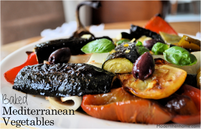 Baked Mediterranean Vegetables | Modern Hen home